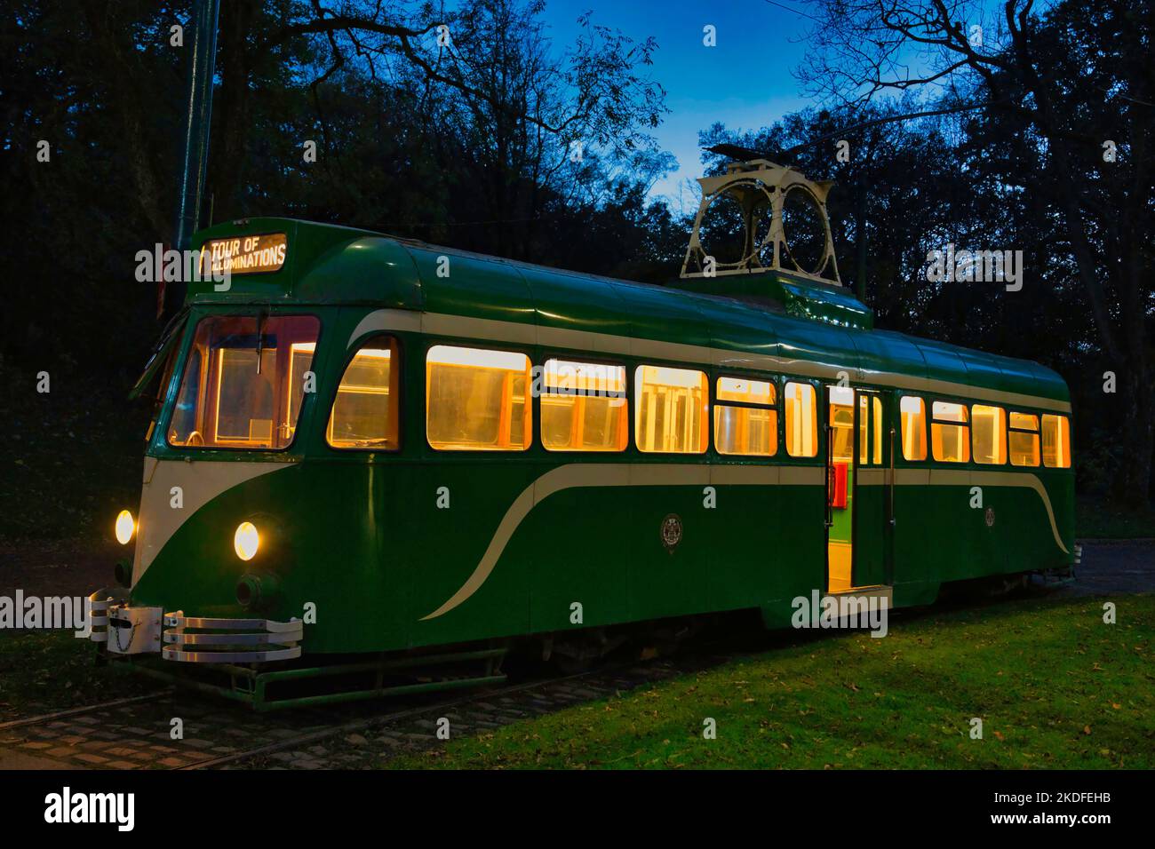 Blackpool Tramcar 623 at Heaton Park, Manchester Stock Photo - Alamy