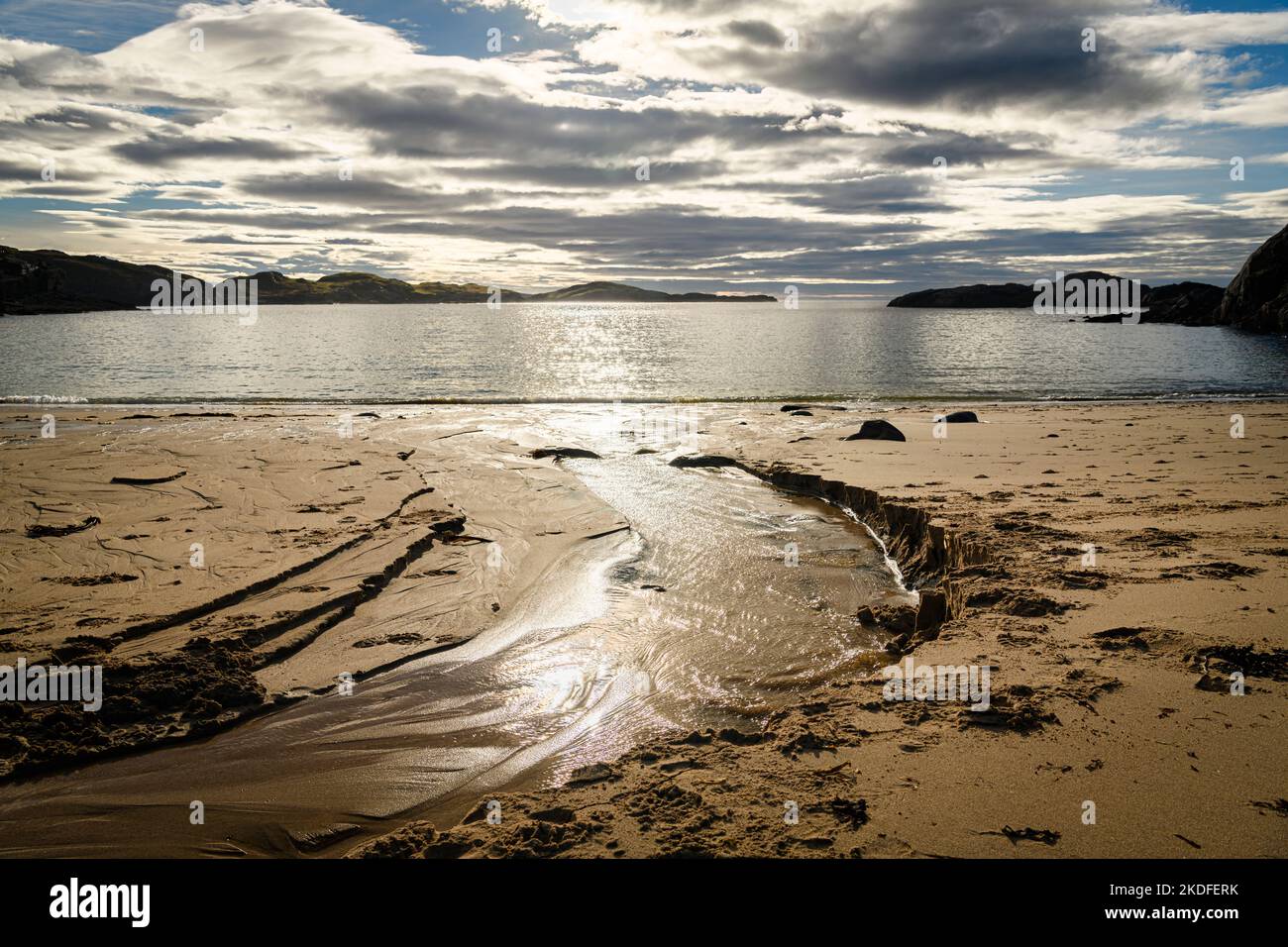 A peaceful, autumnal HDR image of the remote Sheigra bay near ...