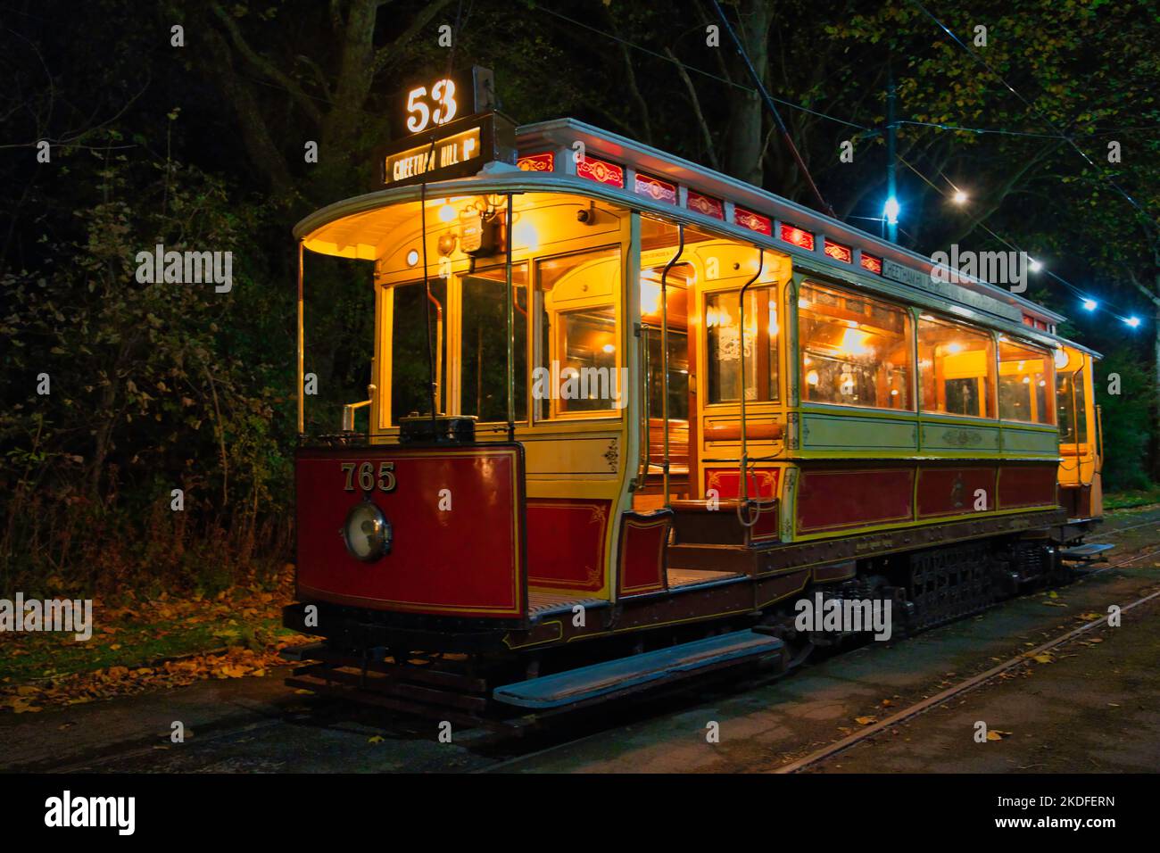 Manchester 765 at Heaton Park Tramway, Manchester, UK Stock Photo - Alamy