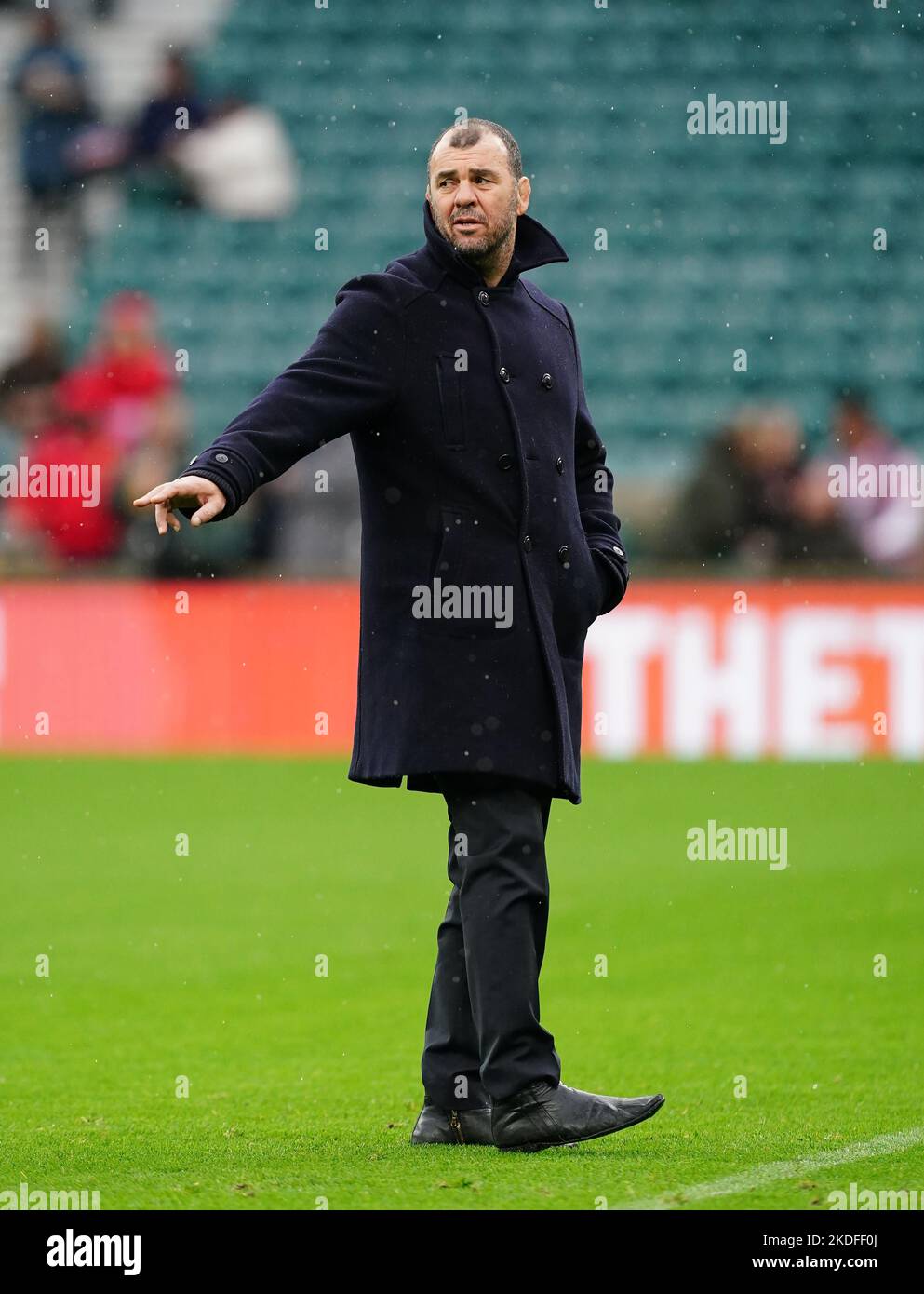 Argentina head coach Michael Cheika ahead of the Autumn International ...