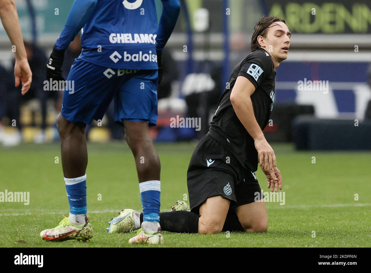 Club's Casper Nielsen pictured during a soccer match between KAA Gent ...