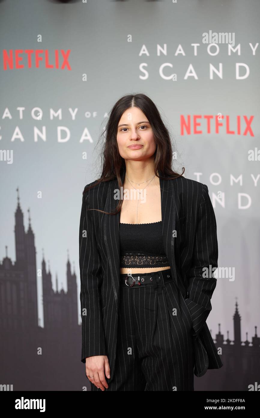 Violet Verigo attends the World premiere of 'Anatomy of a Scandal' at ...
