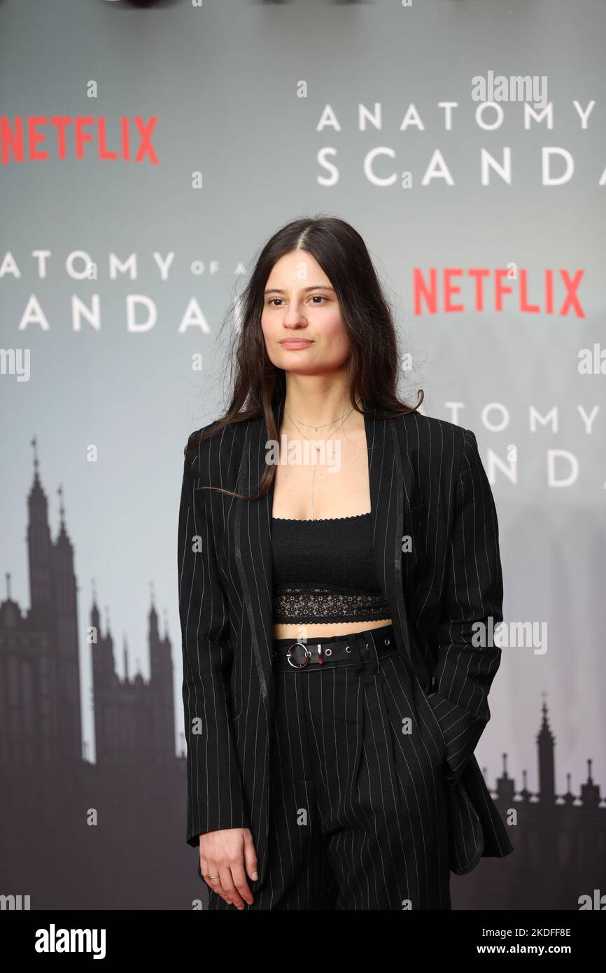 Violet Verigo attends the World premiere of 'Anatomy of a Scandal' at ...
