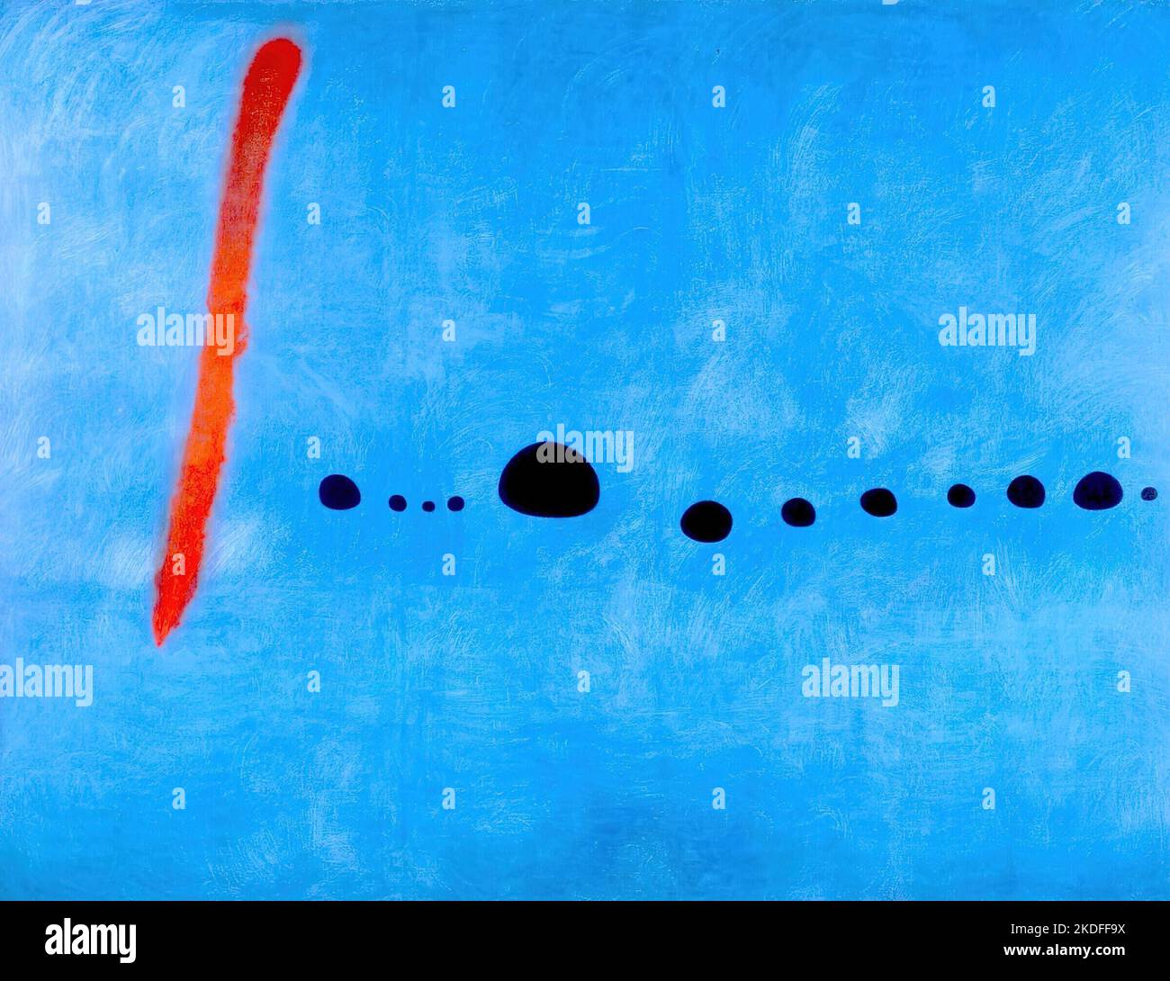 Joan Miro/ Azul II, 1961. 270 x 355 cm. Óleo. Museum: Centre Georges ...