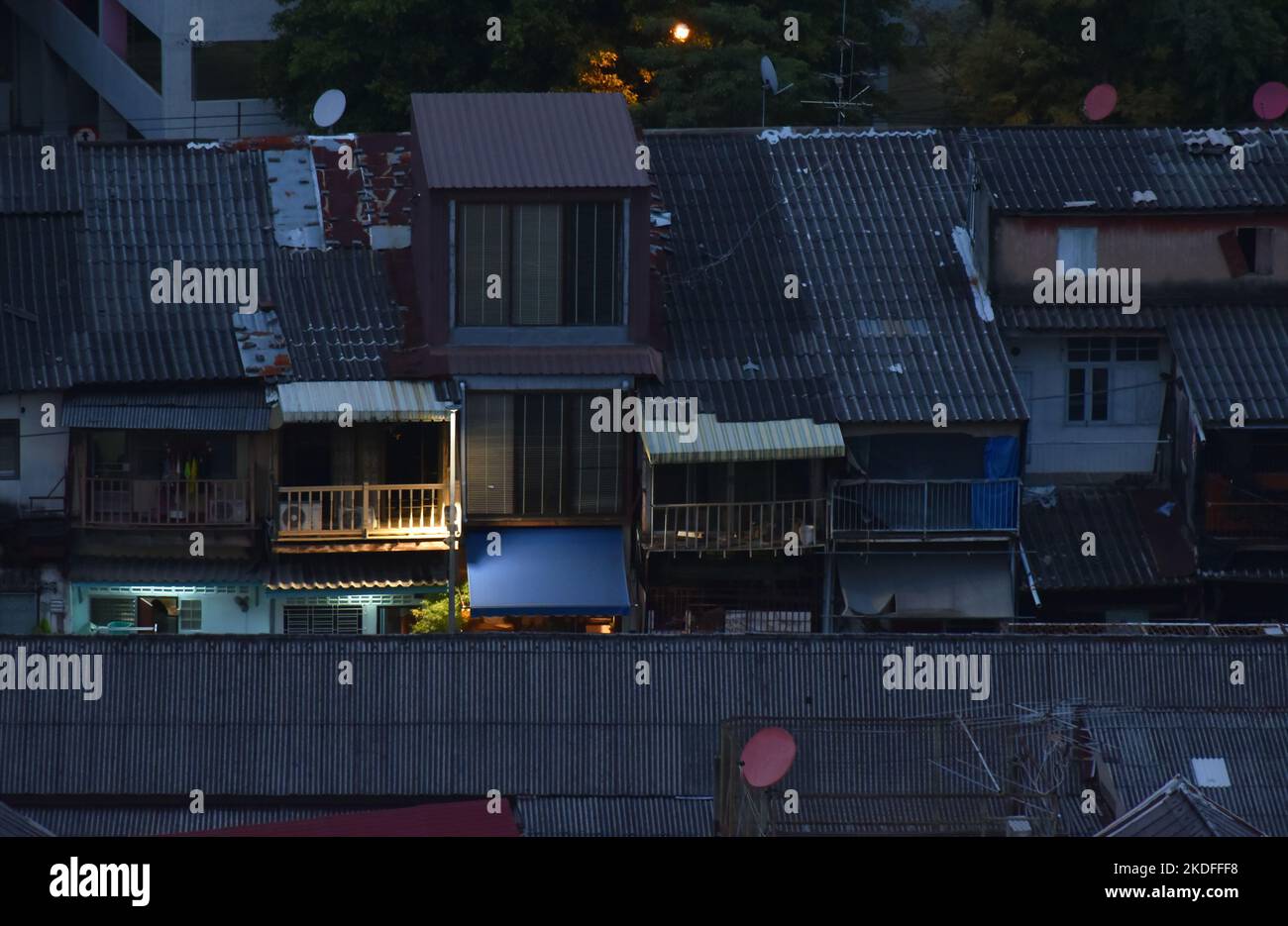 top view cityscape from building in Bangkok Thailand Stock Photo - Alamy