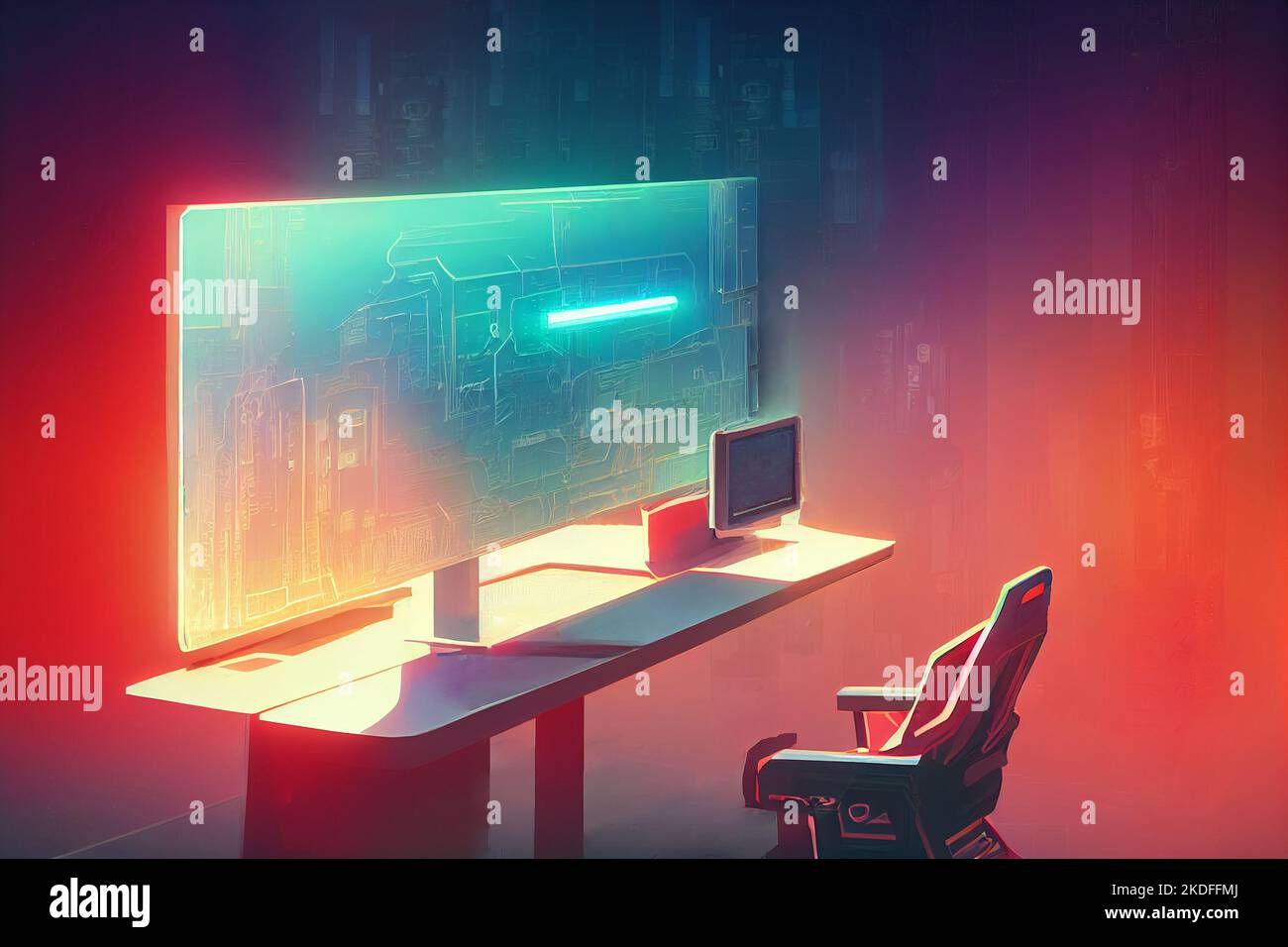 Cyberpunk furniture hi-res stock photography and images - Alamy