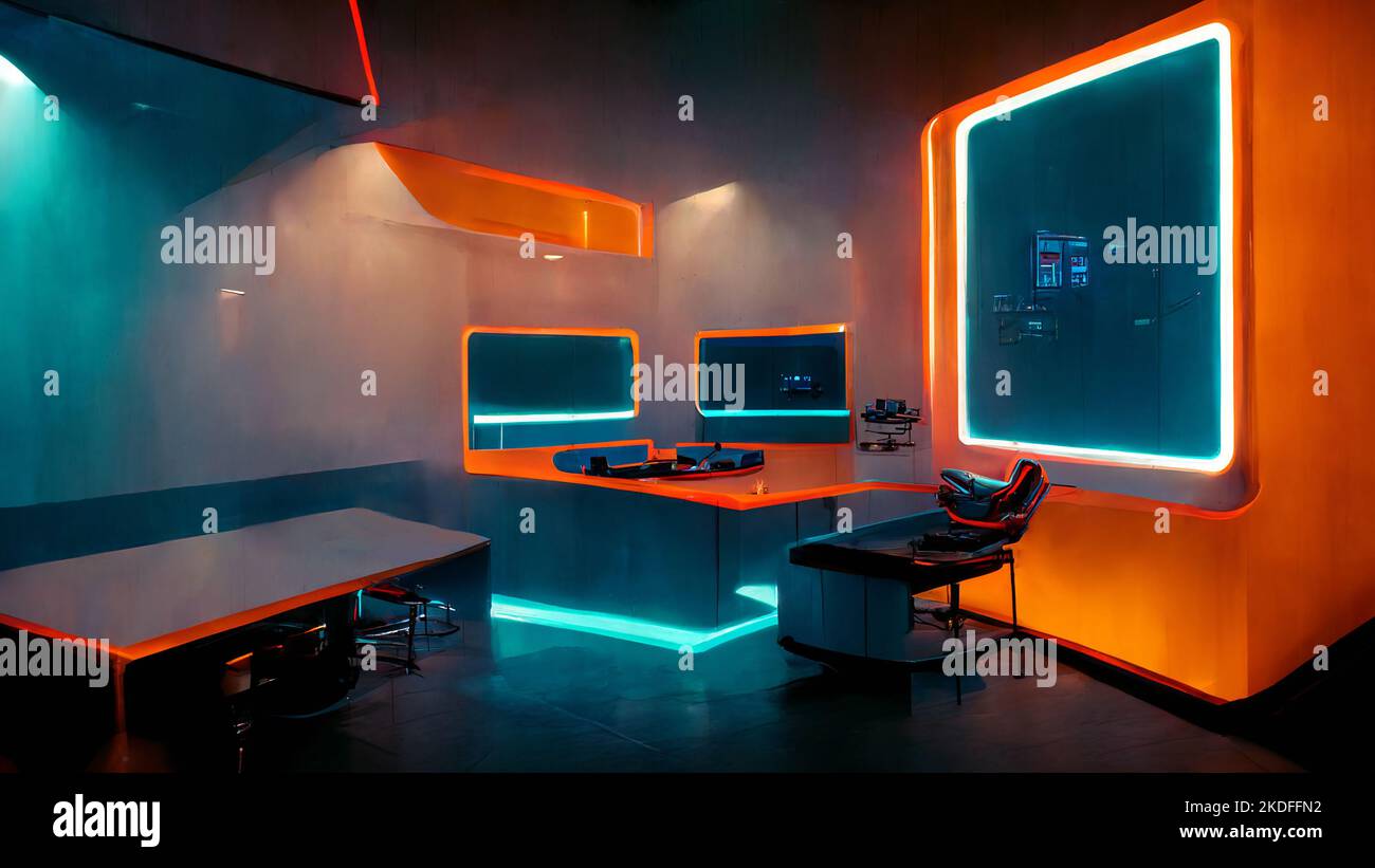 Cyberpunk furniture hi-res stock photography and images - Alamy