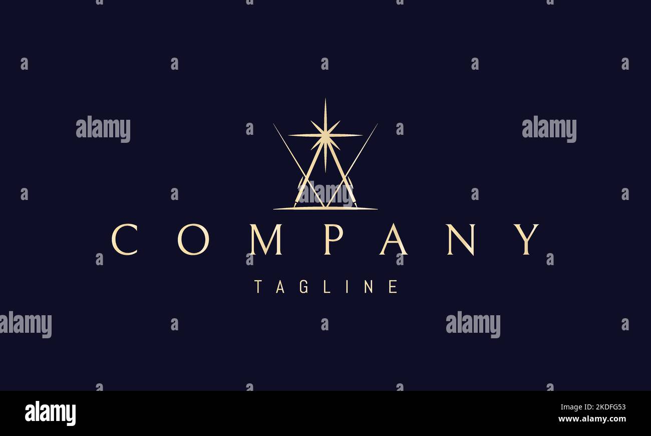 Vector compass people logo hi-res stock photography and images - Alamy