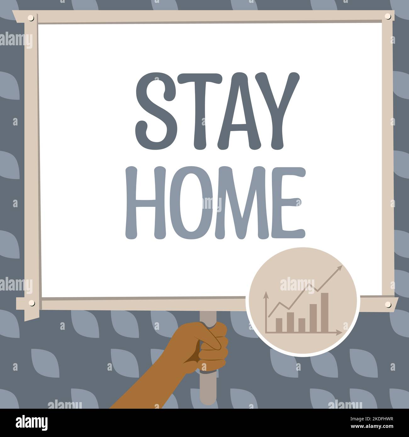 Conceptual display Stay Home, Business overview end up being extremely ...