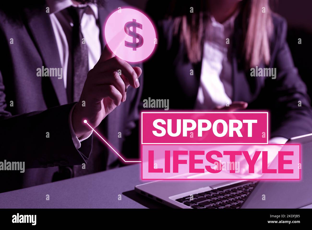 Sign displaying Support Lifestyle, Conceptual photo habits that are ...