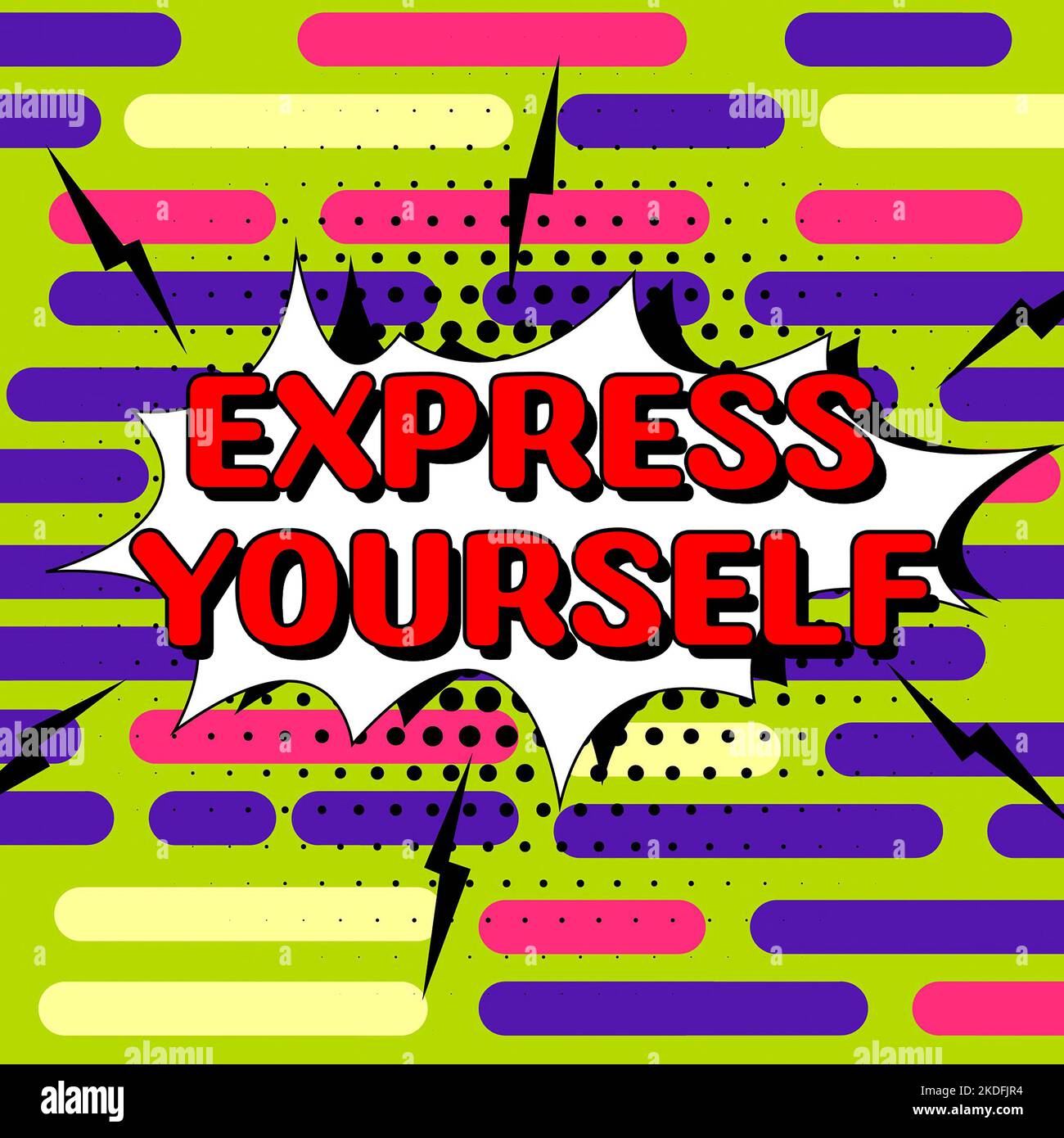 Conceptual Caption Express Yourself Business Idea Ability Of A Computer To Scan And Recognize