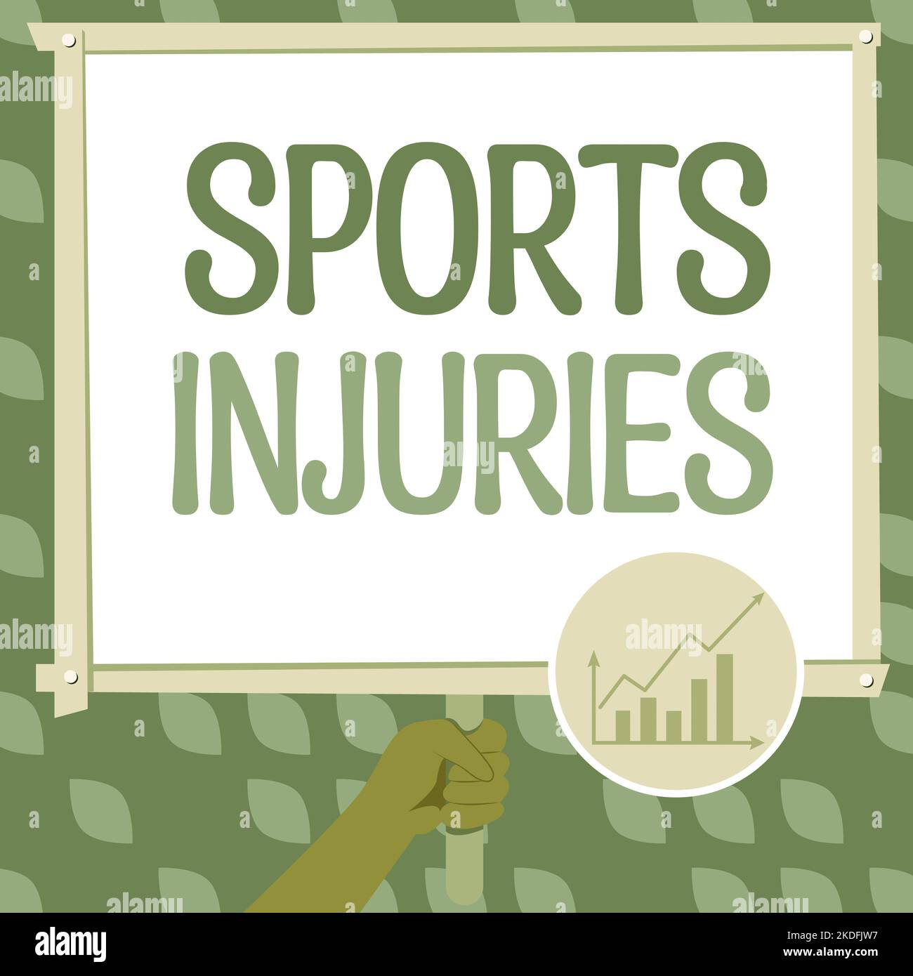 Text sign showing Sports Injuries, Business approach program that helps ...