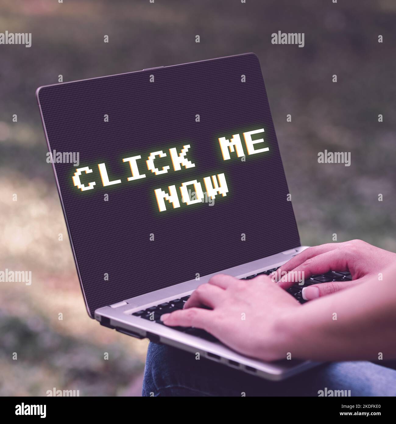 Hand writing sign Click Me Now, Concept meaning Romantic feeling Lovely ...