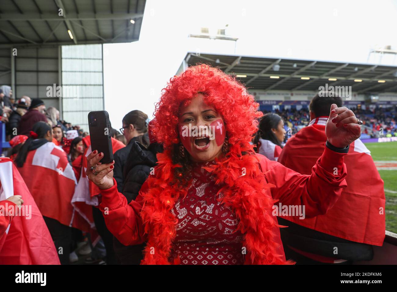 Warrington, UK. 06th Nov, 2022. Tongga fans arrive at the Halliwell ...