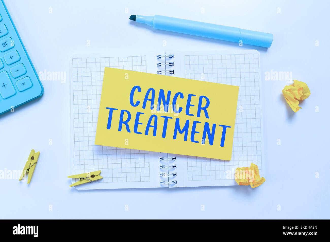 Conceptual display Cancer Treatment, Business idea financial ...