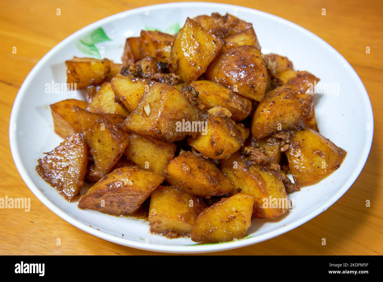 A delicious Chinese home-cooked dish, mashed potatoes Stock Photo - Alamy