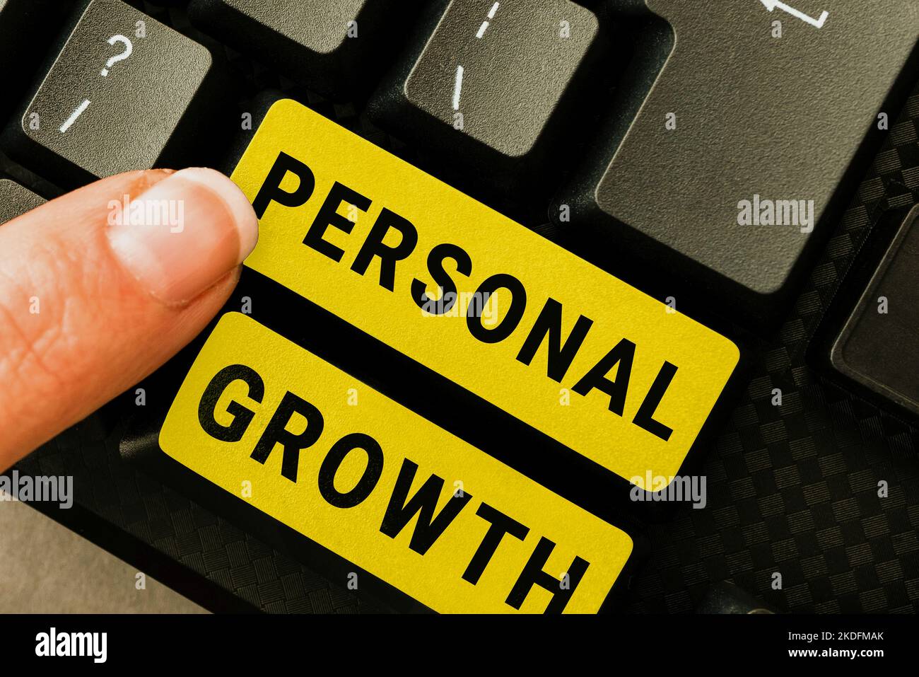 Inspiration showing sign Personal Growth, Word Written on a longterm ...