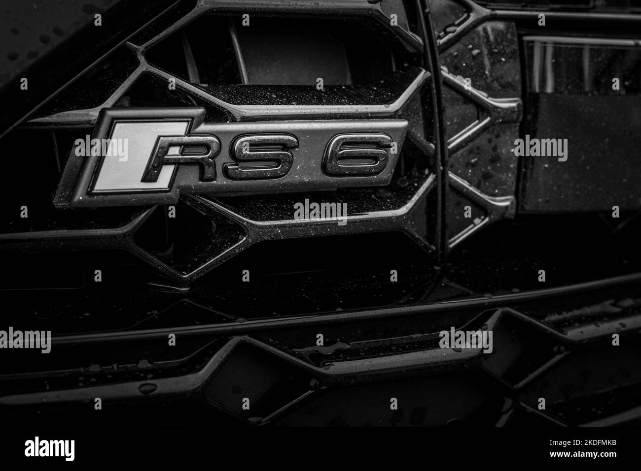 Audi RS 6 Avant, on display at the Scary Cars Assembly held at the ...
