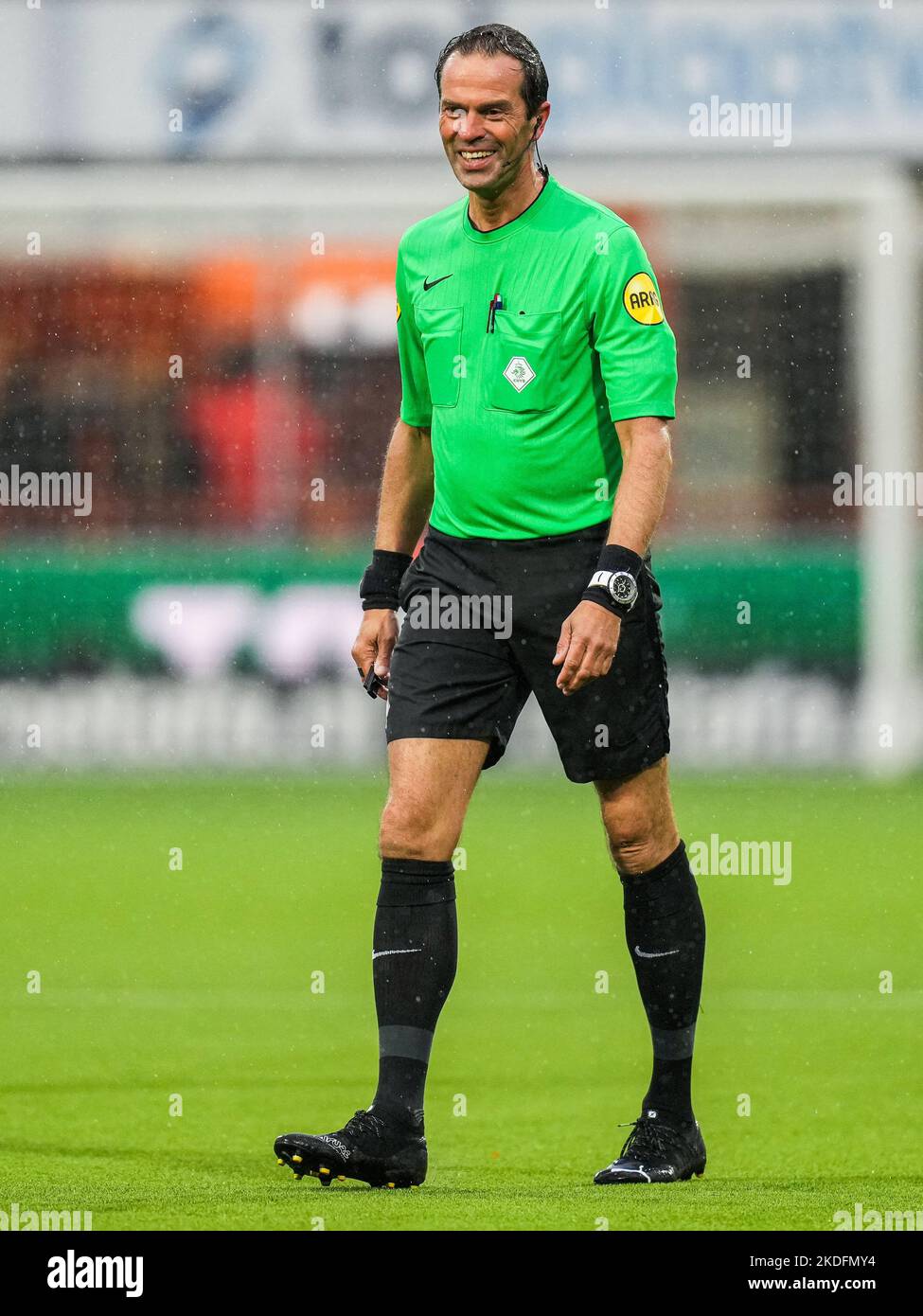 Volendam - Referee Bas Nijhuis during the match between FC Volendam v ...