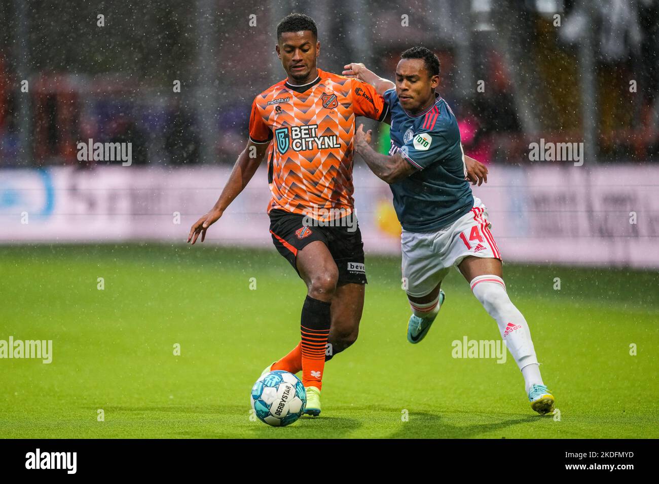 Volendam - Brian Plat of FC Volendam, Igor Paixao of Feyenoord during ...