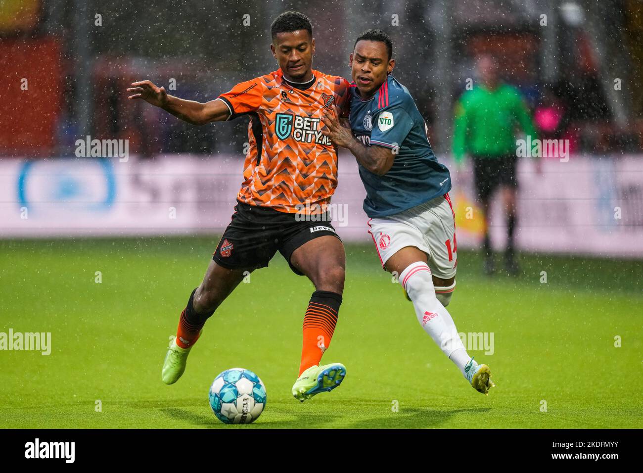 Volendam - Brian Plat of FC Volendam, Igor Paixao of Feyenoord during ...