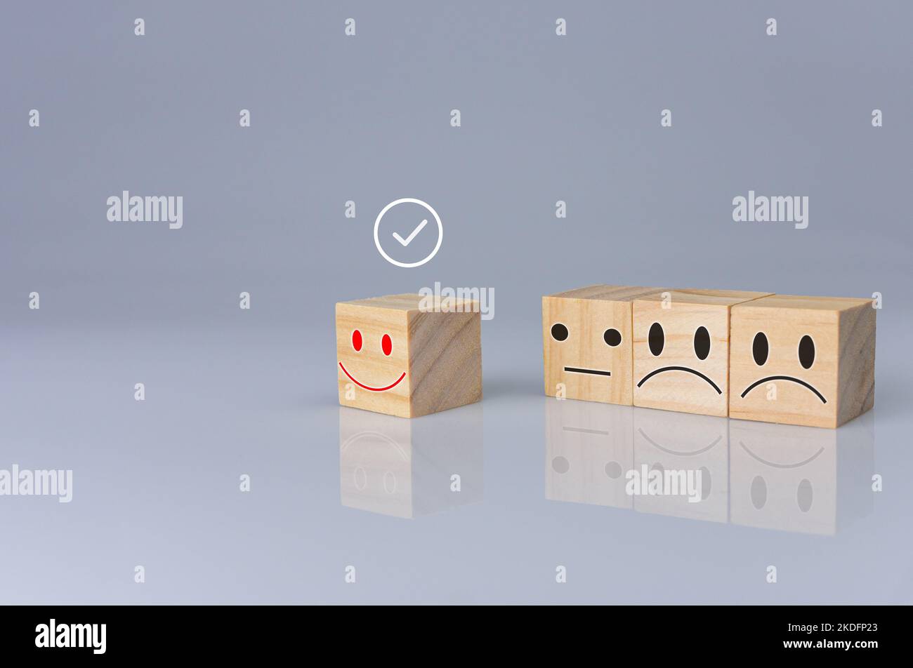 Concept Business and HR for leadership and team leader. One cube wood ...