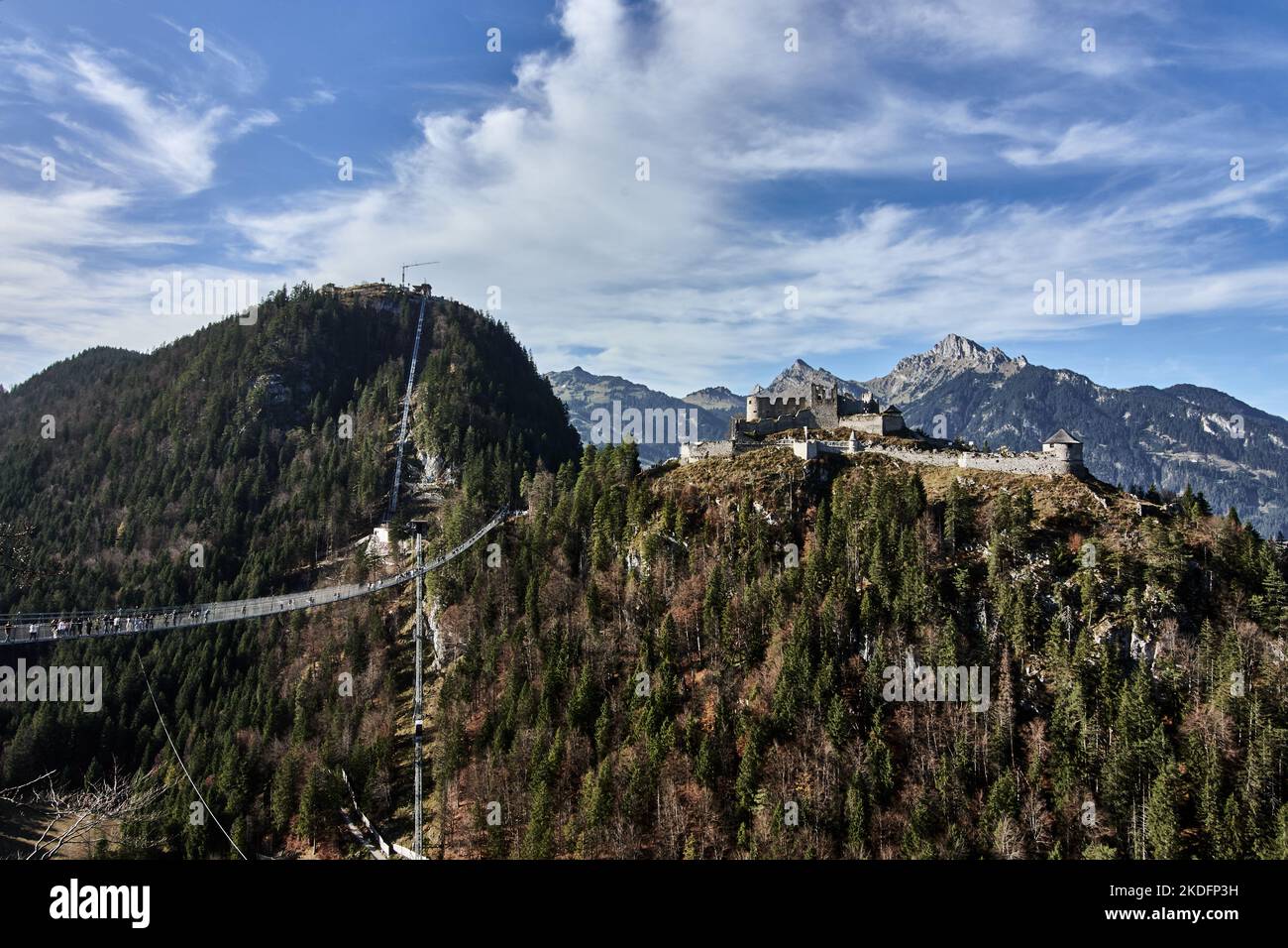 Suspension bridge highline 179 hi-res stock photography and images - Alamy