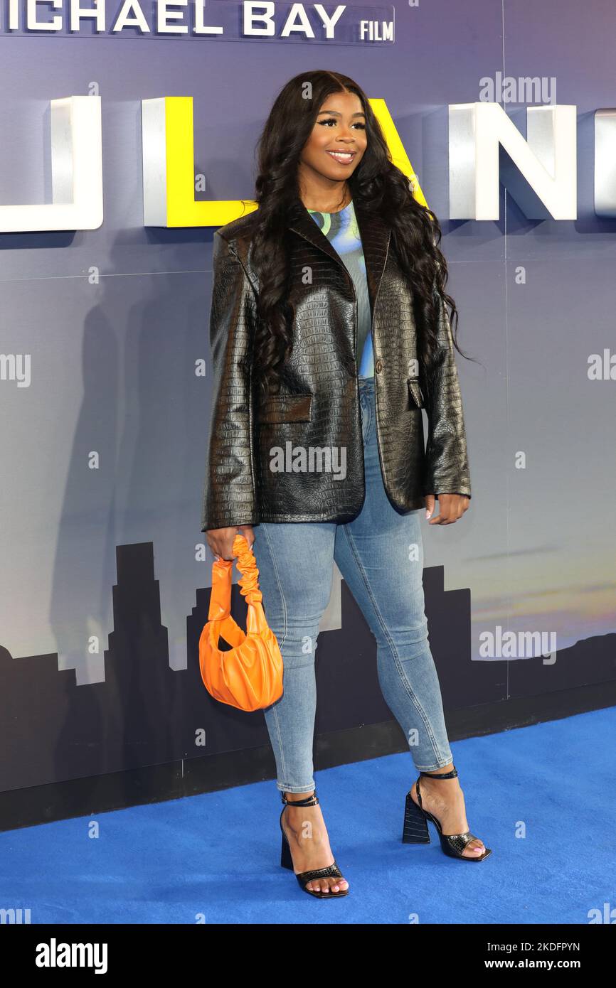 Shayna Marie attends the UK special screening of "Ambulance" in London ...