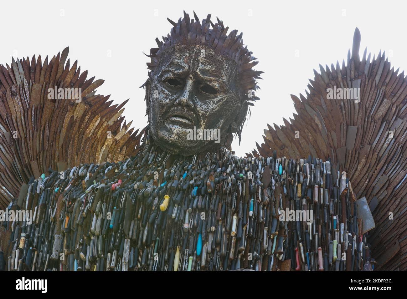 Knife Angel,knife, angel,large,huge,artwork,sculpture,statue,made,from ...