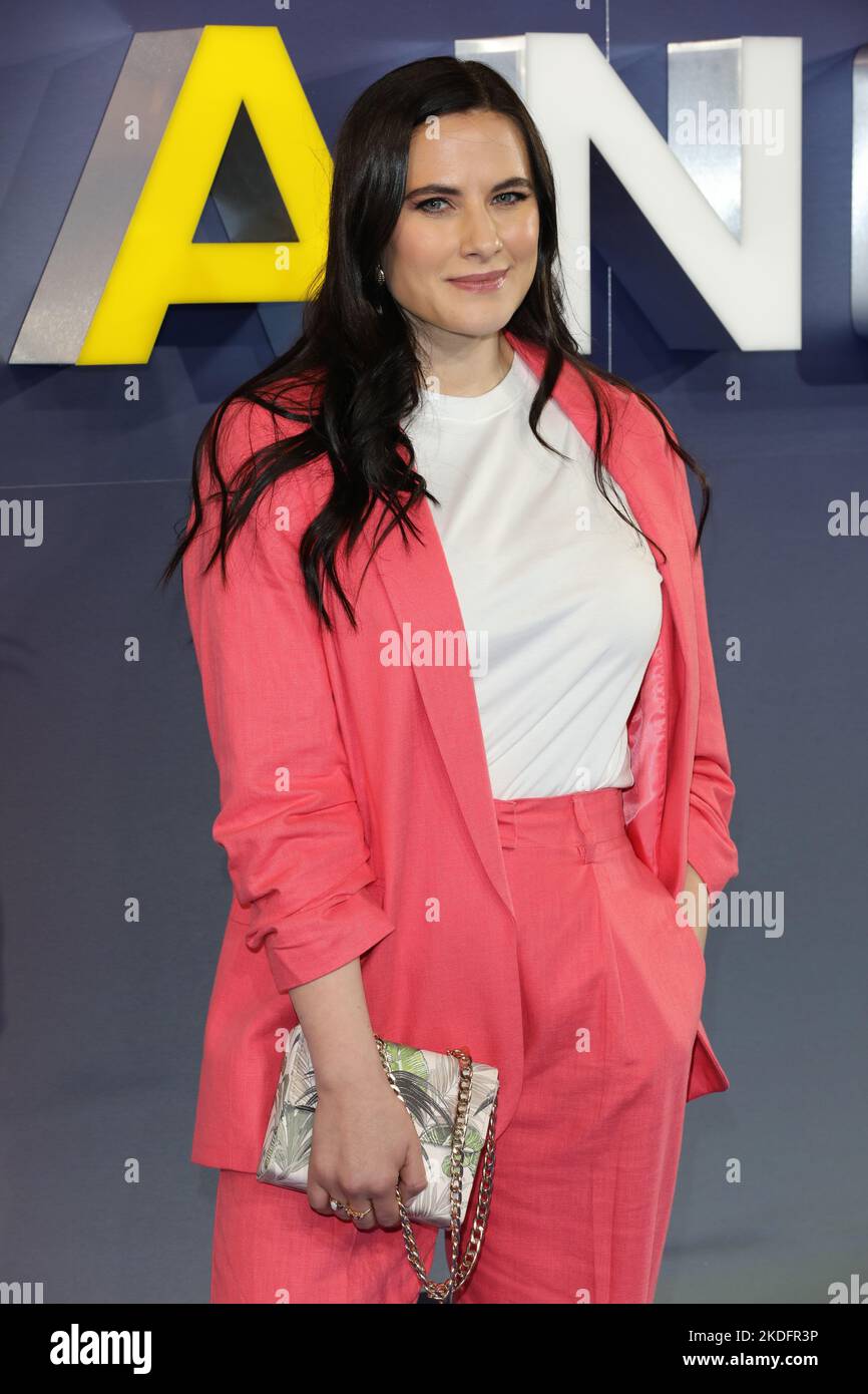Kat Shoob attends the UK special screening of "Ambulance" in London ...