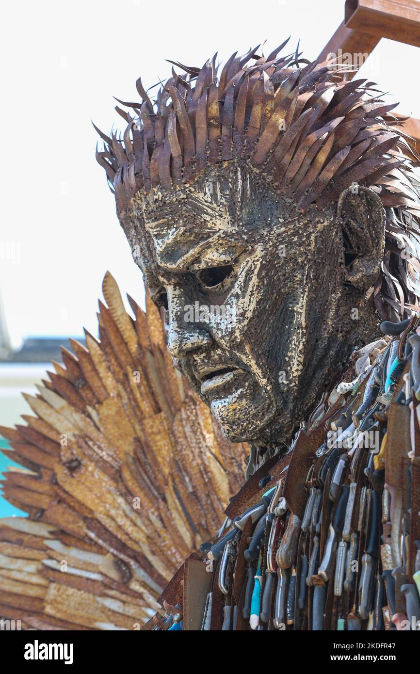 Knife Angel,knife, angel,large,huge,artwork,sculpture,statue,made,from ...