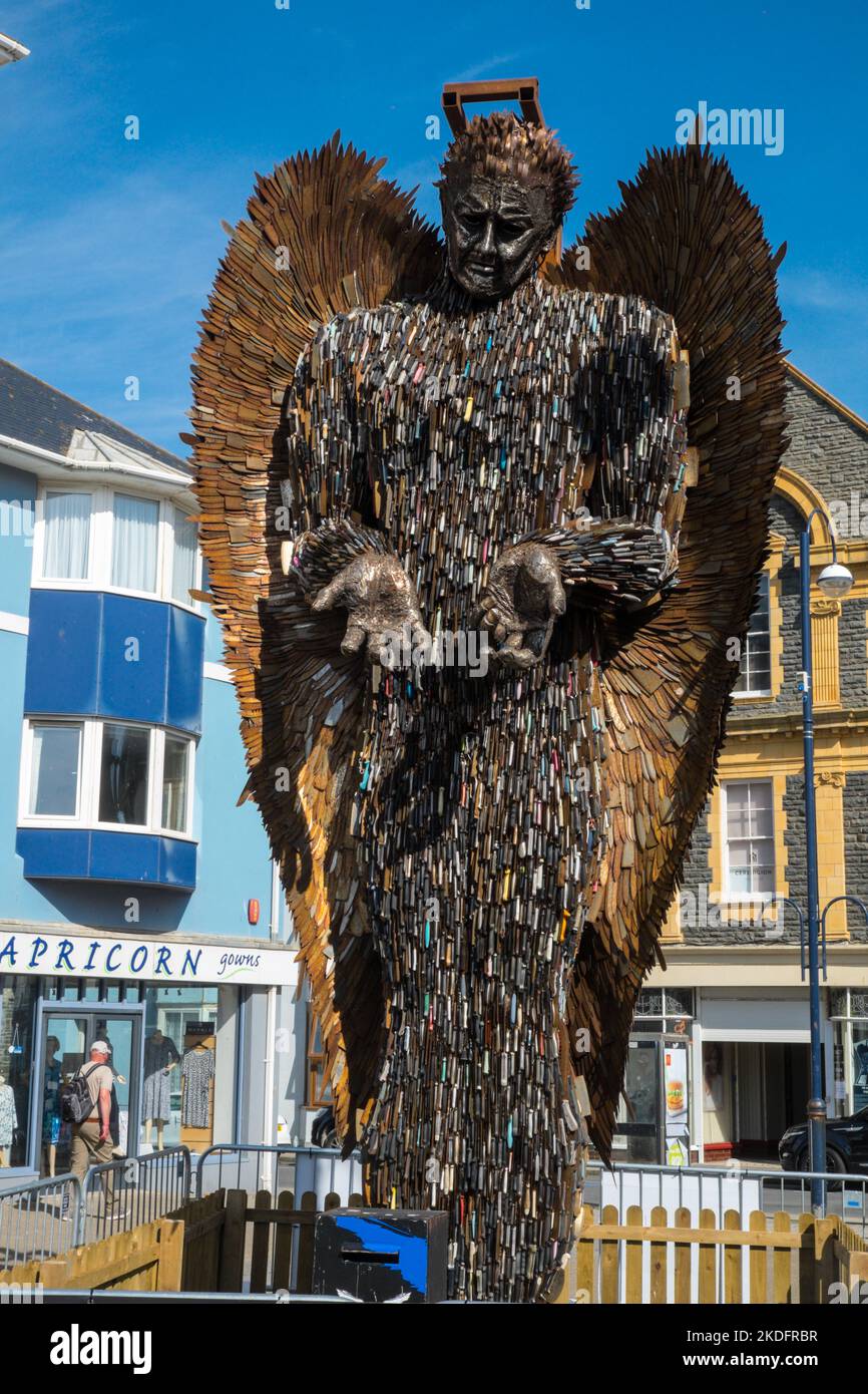 Knife Angel,knife, angel,large,huge,artwork,sculpture,statue,made,from ...