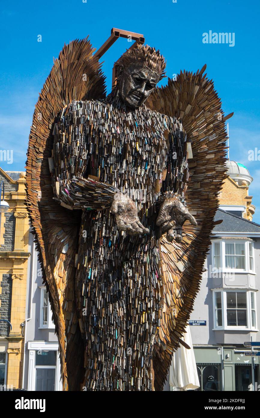 Knife Angel,knife, angel,large,huge,artwork,sculpture,statue,made,from ...