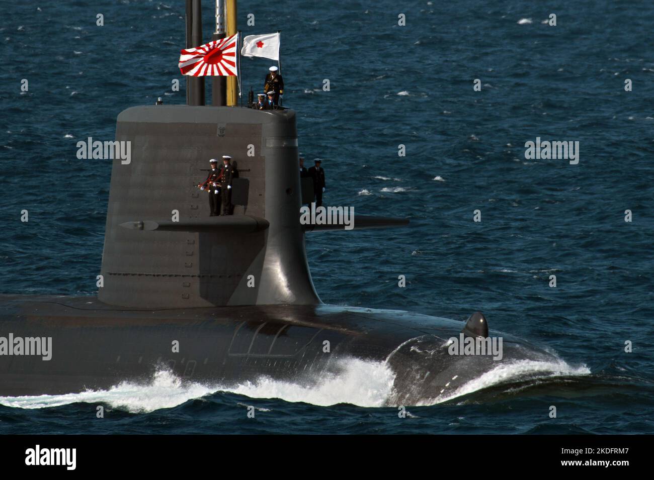 Kanagawa Prefecture, Japan. 06th Nov, 2022. Japan's Maritime Self-Defense Force submarine JS ...