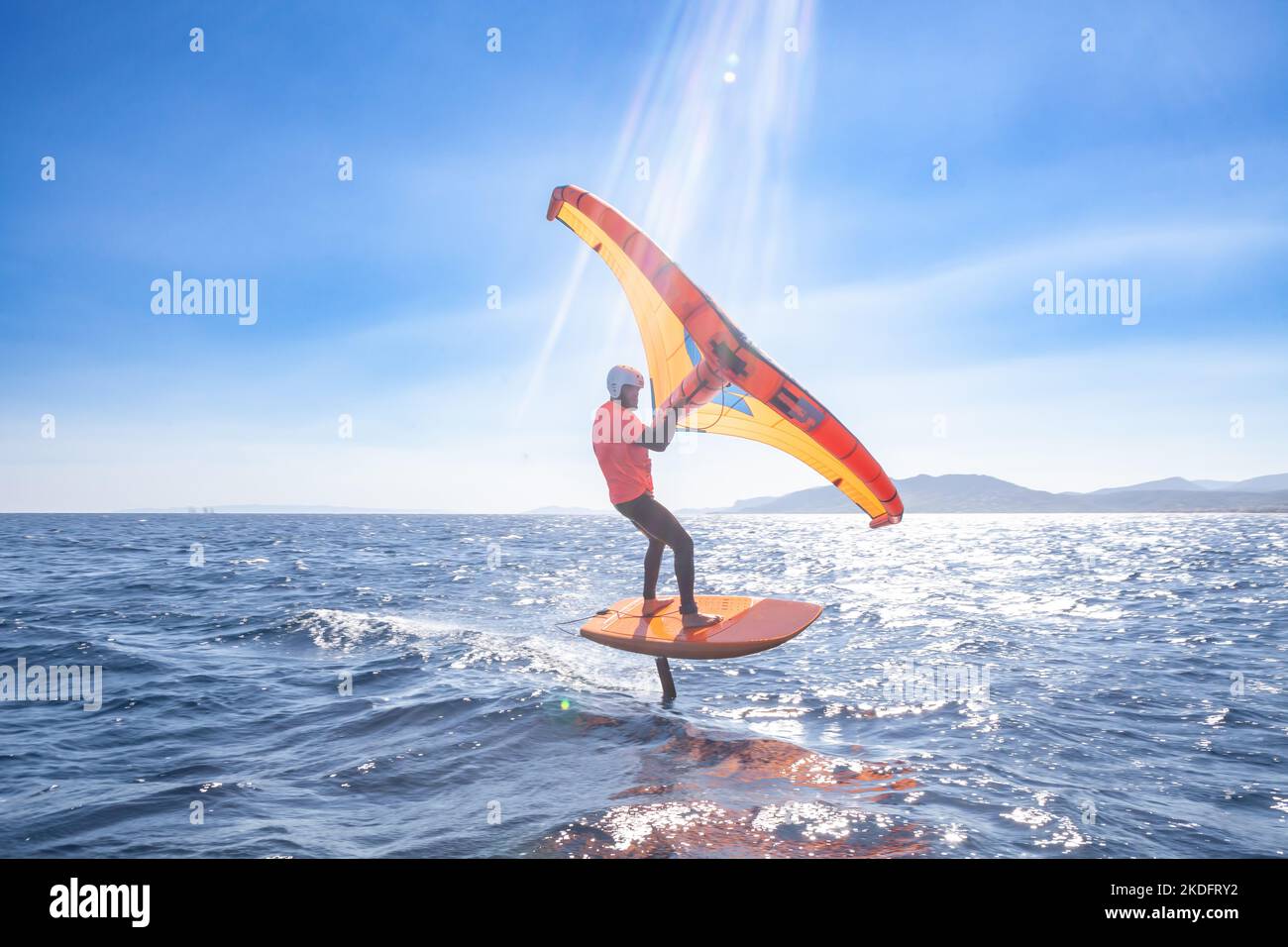Wing foiler hi-res stock photography and images - Alamy