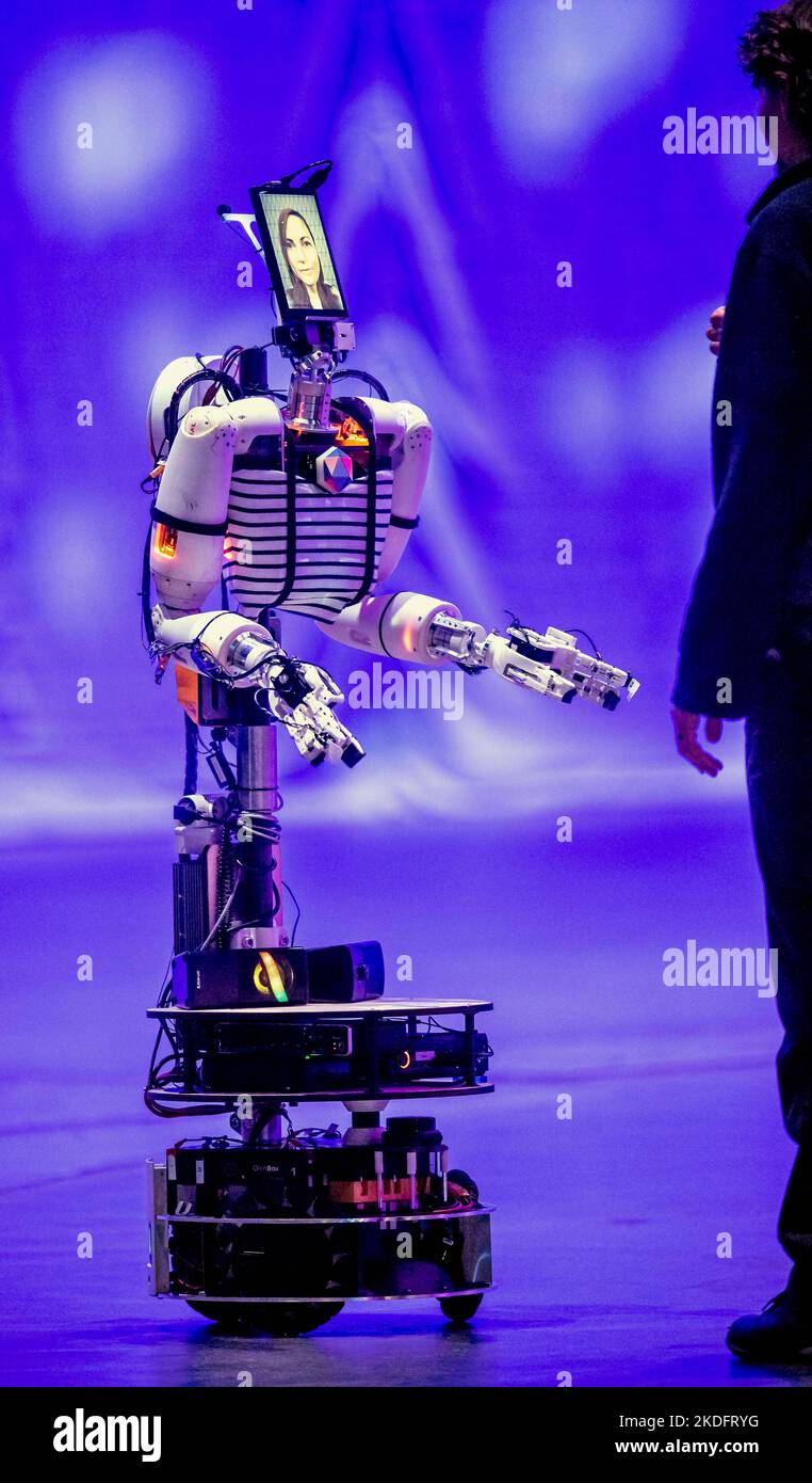 Long Beach, California, USA. 05th Nov, 2022. The robot from Pollen ...