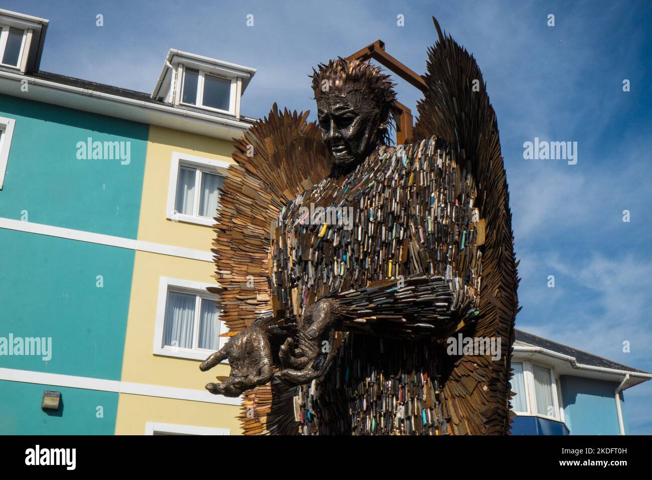Knife Angel,knife, angel,large,huge,artwork,sculpture,statue,made,from ...