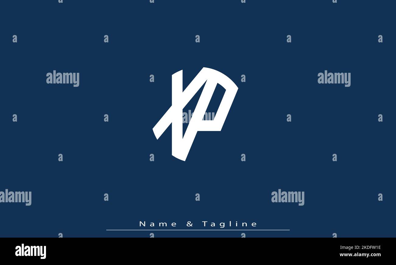 Alphabet letters Initials Monogram logo XP , PX Stock Vector Image ...