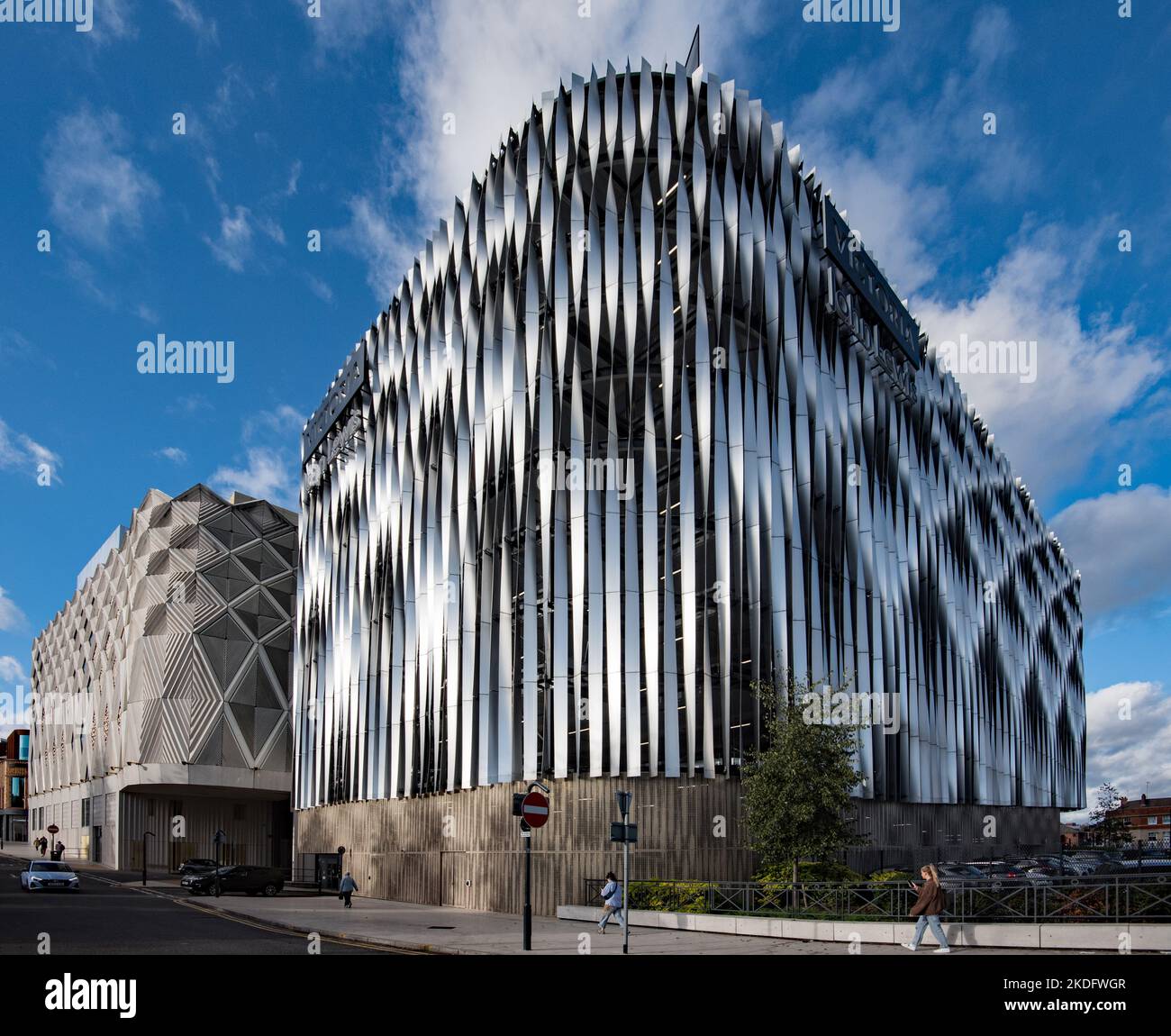 The car park benefits from an innovative bespoke cladding system hi-res ...