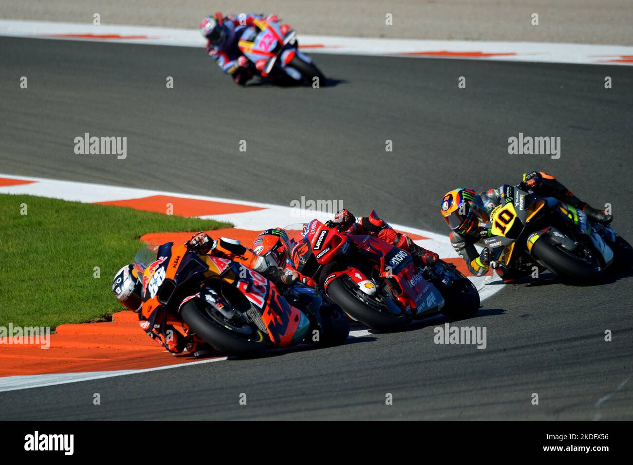 Valencia, Spain. 06th Nov, 2022. Francesco Bagnaia team Ducati is the ...