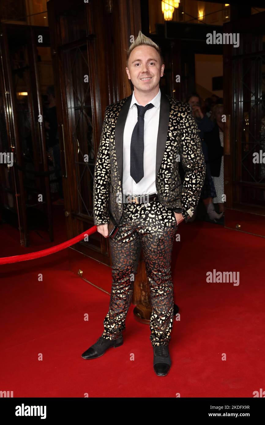 John Galea attends Grease press night at Dominion Theatre in London, UK ...