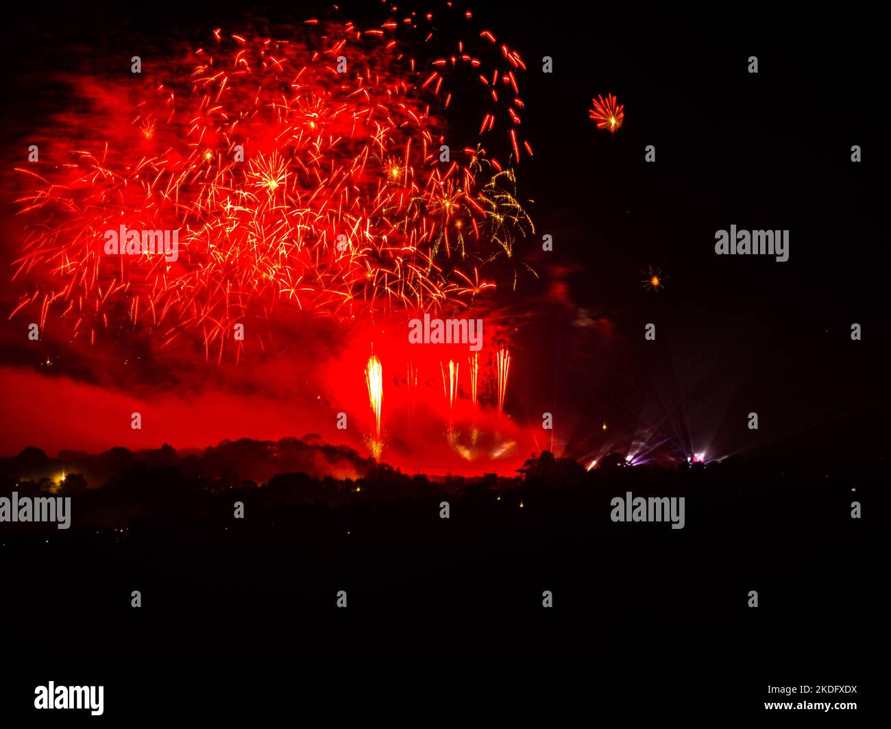 Long exposure photos drone fireworks hi-res stock photography and ...