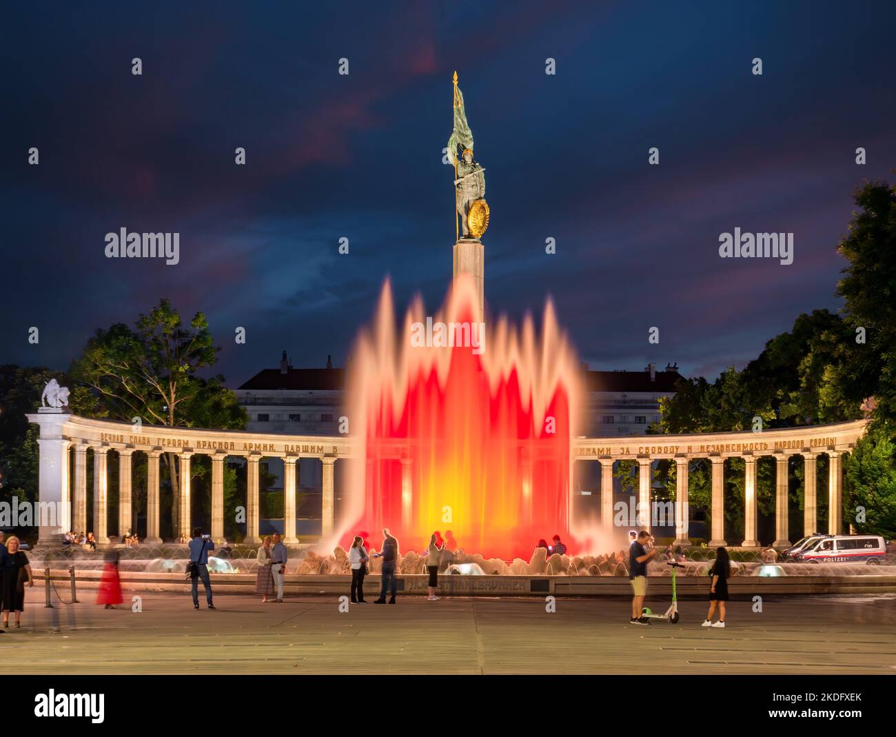 Vienna, Austria - June 2022: The Soviet War Memorial in Vienna (Denkmal ...