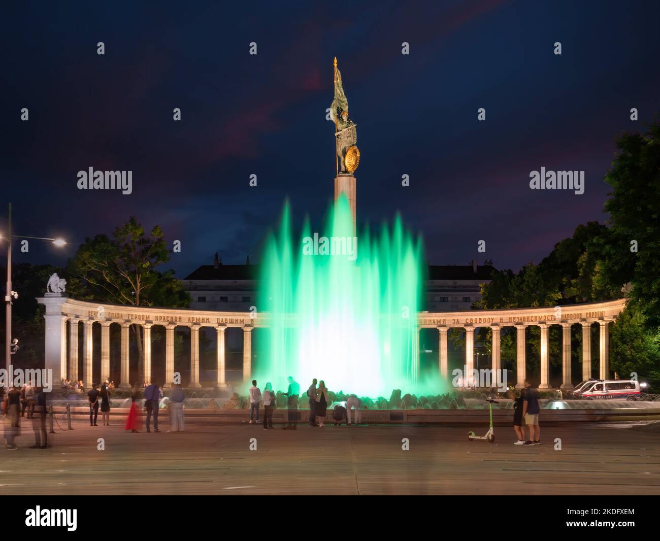 Vienna, Austria - June 2022: The Soviet War Memorial in Vienna (Denkmal ...