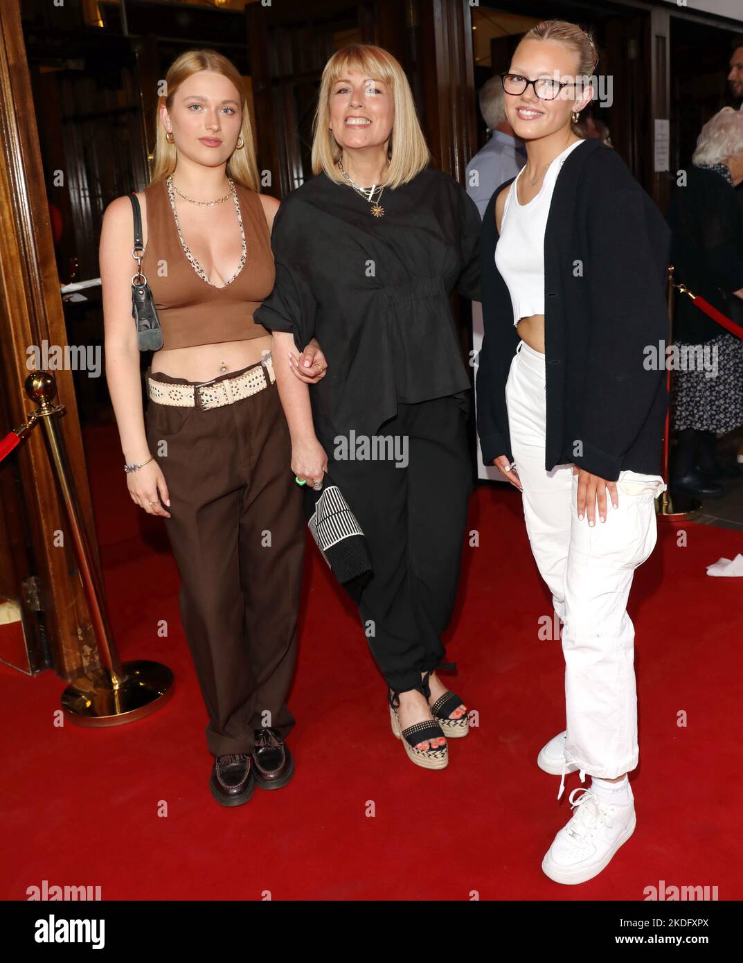 Fay Ripley attends Grease press night at Dominion Theatre in London, UK ...