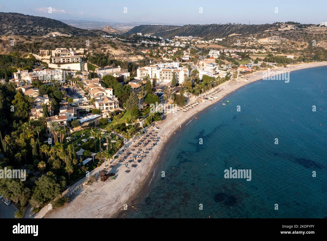 Aerial view of Pissouri Bay, Limassol district, Cyprus Stock Photo - Alamy