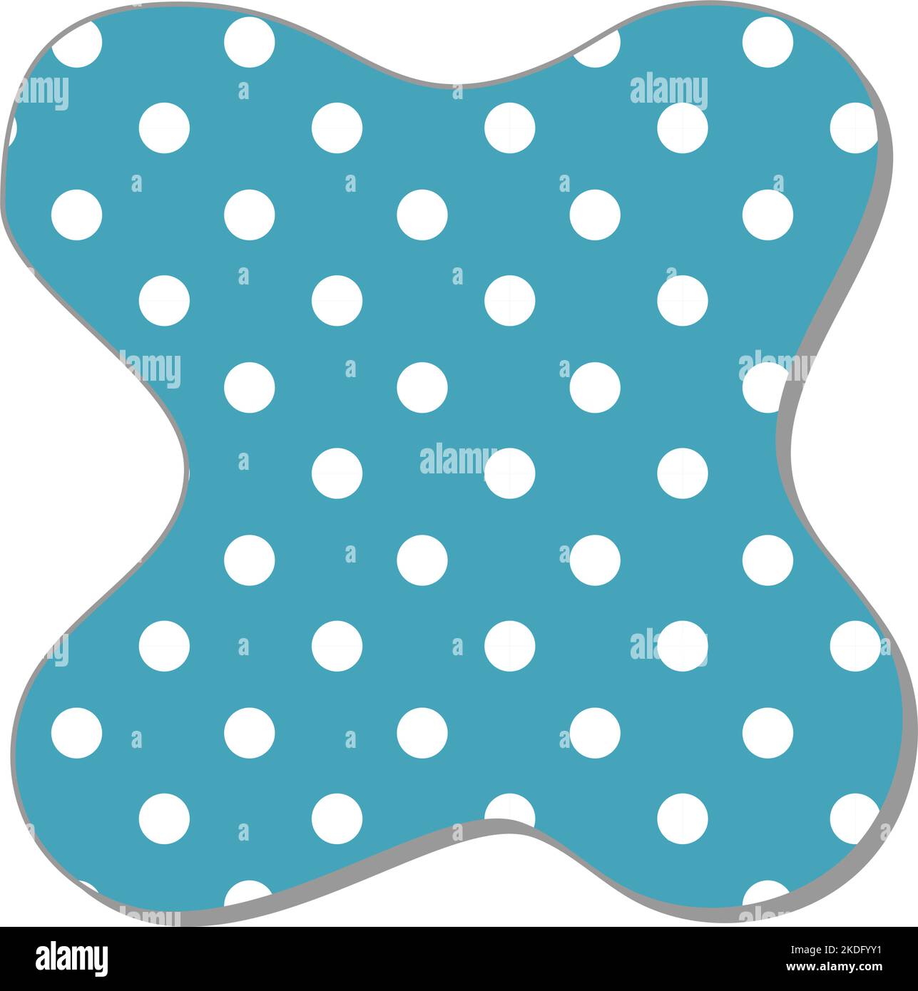 Polka dot letter.Pastel polka dots font. Hand drawn letter design for ...