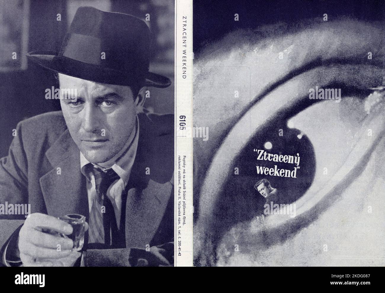Czechoslovakian Programme for RAY MILLAND in THE LOST WEEKEND 1945 ...