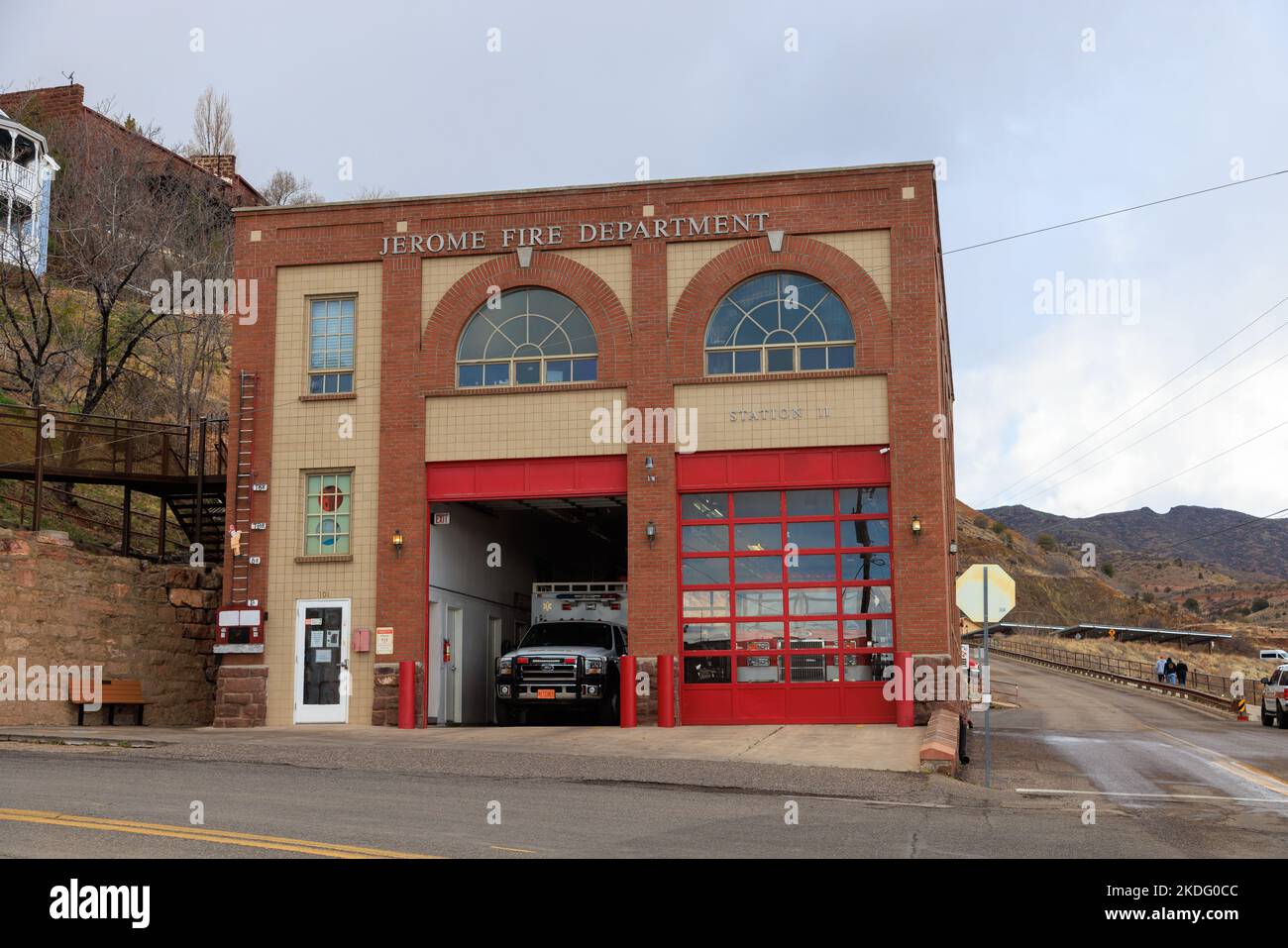 Jerome fire station hi-res stock photography and images - Alamy
