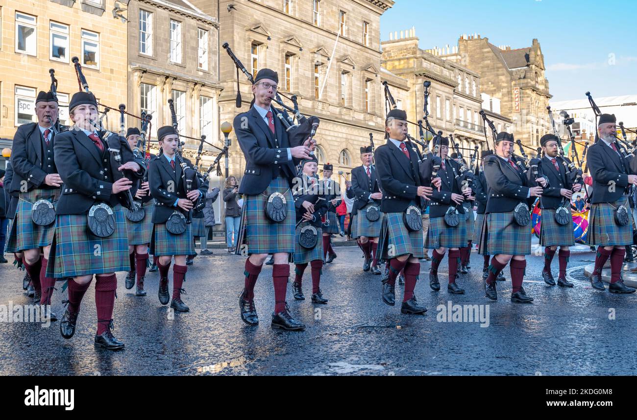 Edinburgh, Scotland, UK, 6th November 2022. Edinburgh Diwali: a parade ...